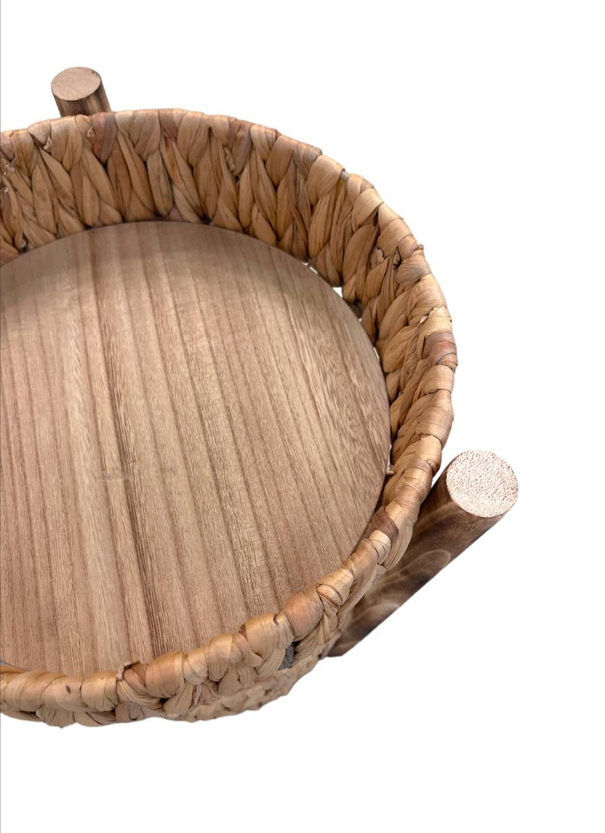 3-Tier Hyacinth Straw Storage Shelf – mingsing flowers