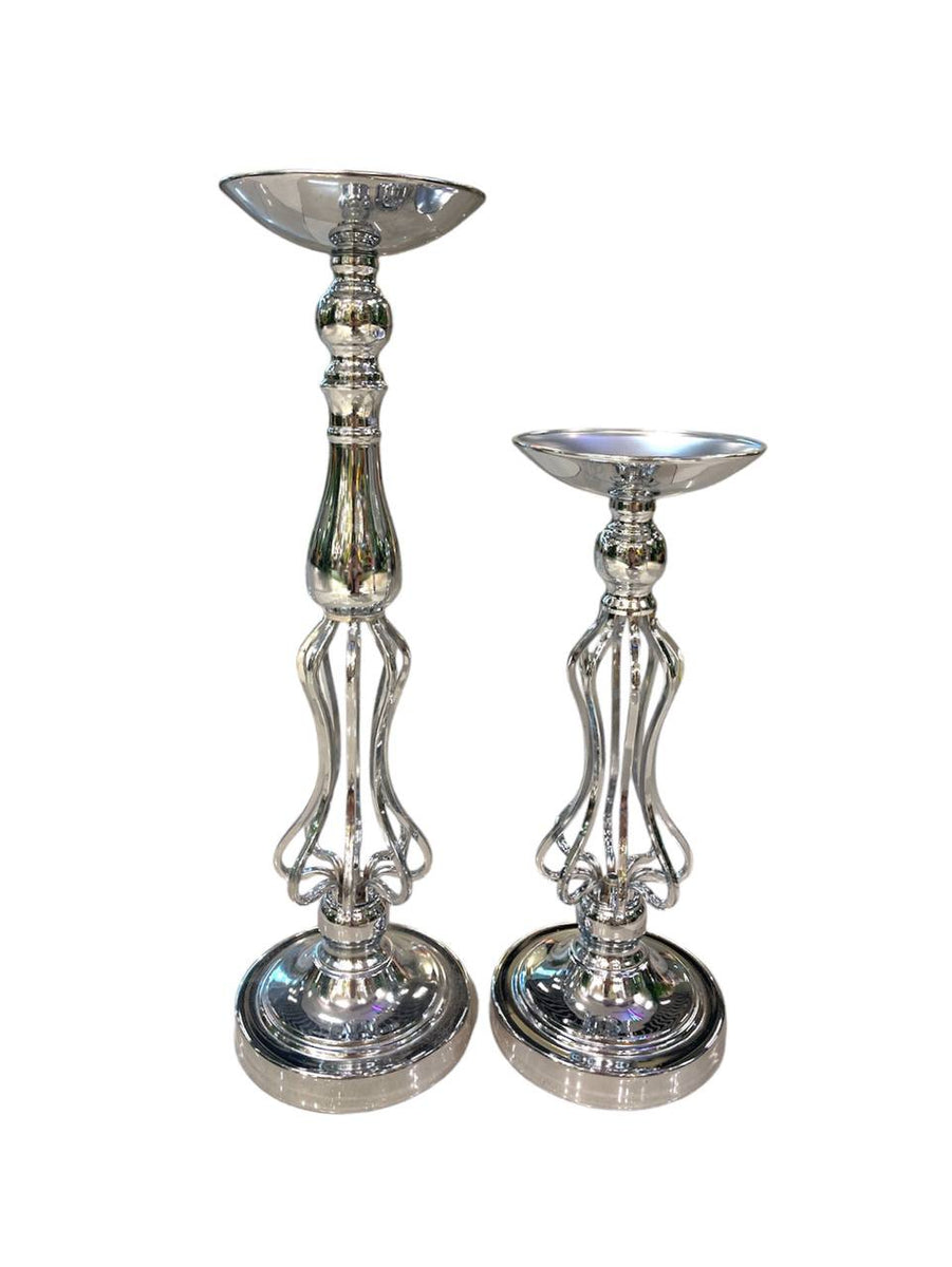 Silver Candle Stand – mingsing flowers